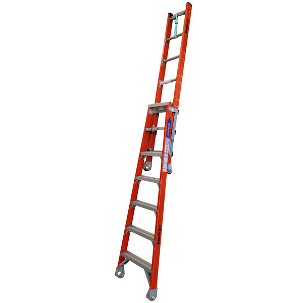 Indalex Pro-Series Fibreglass Step Extension Ladder 2.1m - 3.7m ...